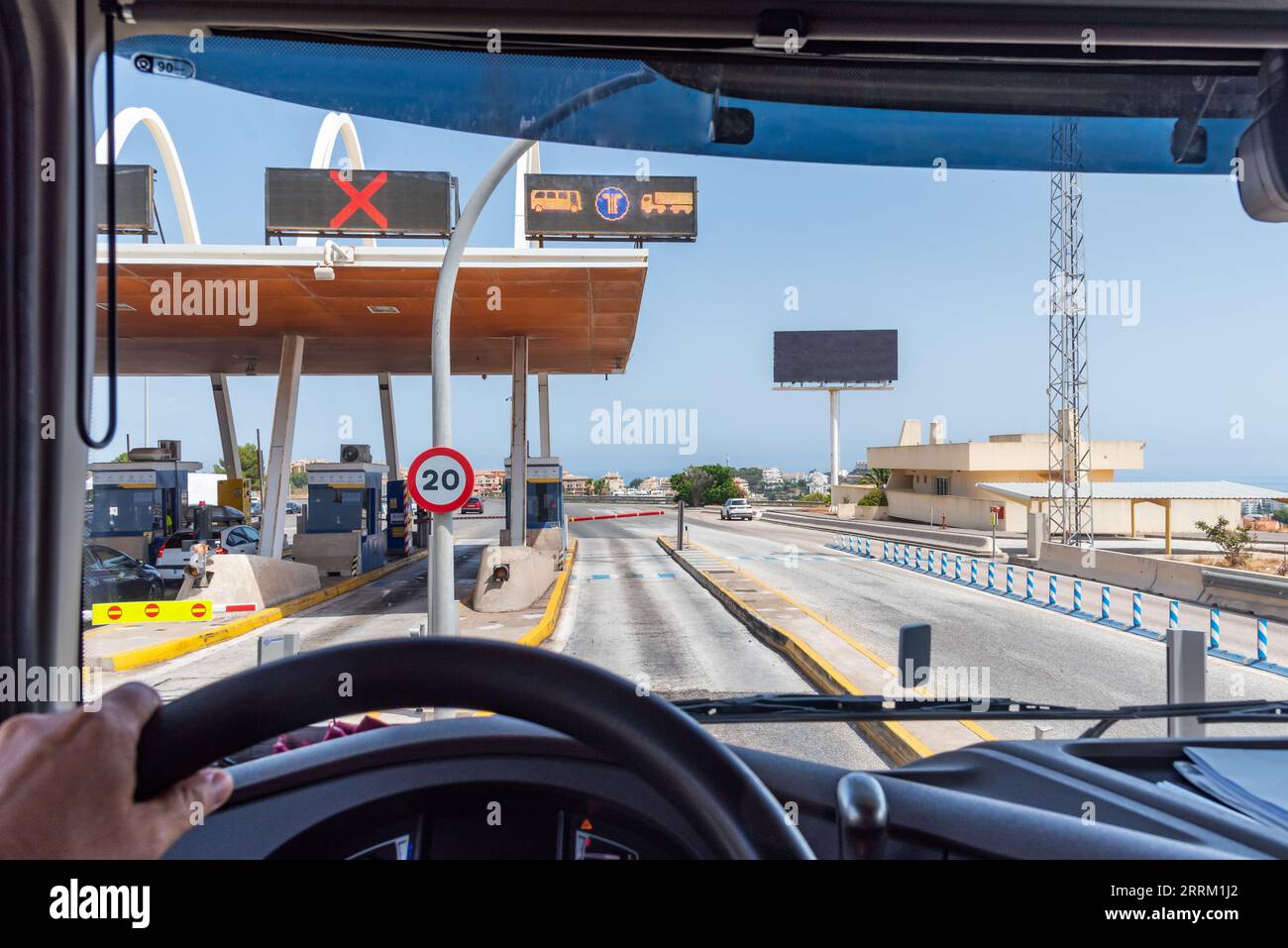 Lorry motorway steering wheel hi-res stock photography and images - Alamy