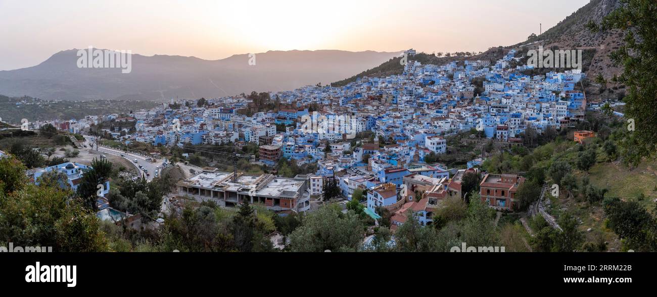 Chefchaouen panoramic view hi-res stock photography and images - Alamy