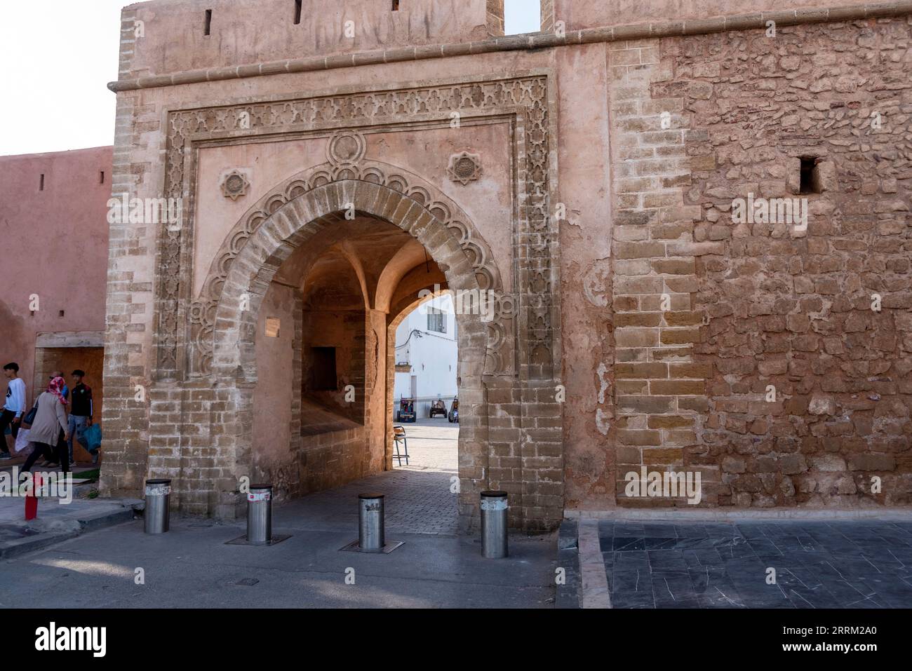 Ornate Bab Chellah in the medina of Rabat, Morocco Stock Photo - Alamy