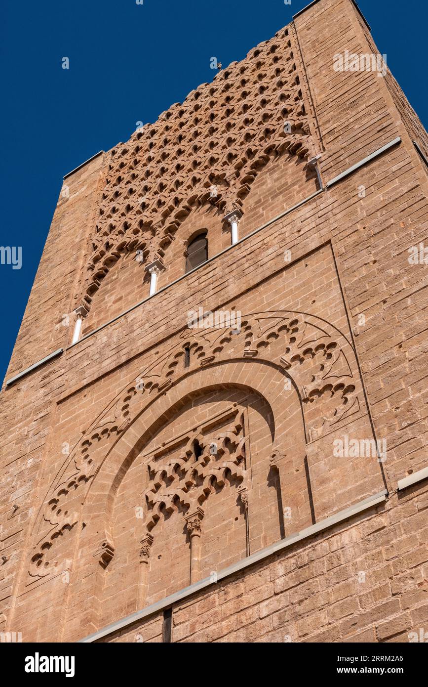 Iconic Hassan tower in the center of Rabat, planned as a even higher ...