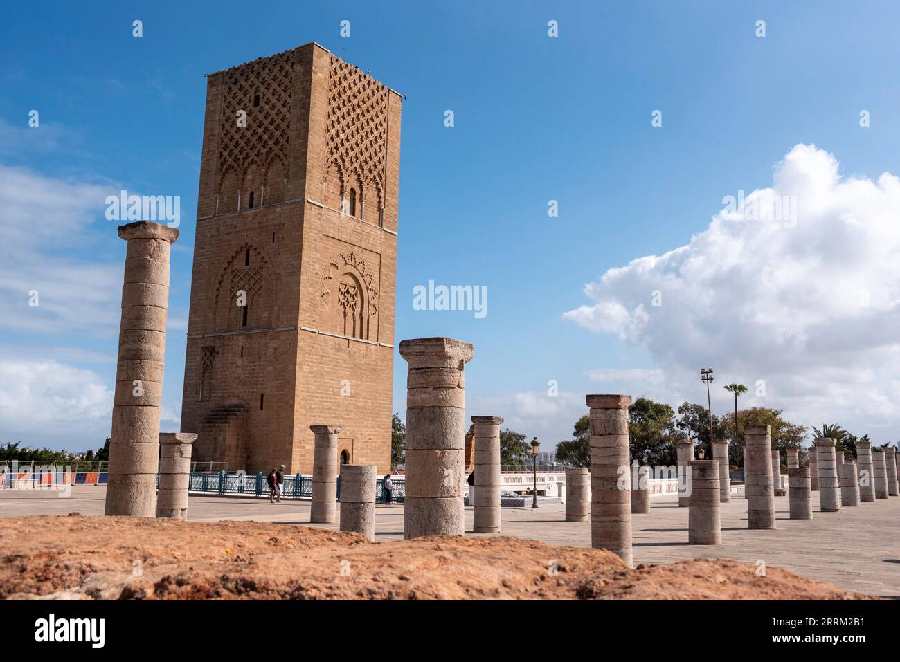 Iconic Hassan tower in the center of Rabat, planned as a even higher ...
