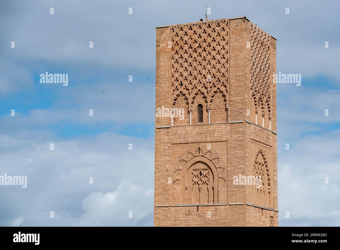 Iconic Hassan tower in the center of Rabat, planned as a even higher ...