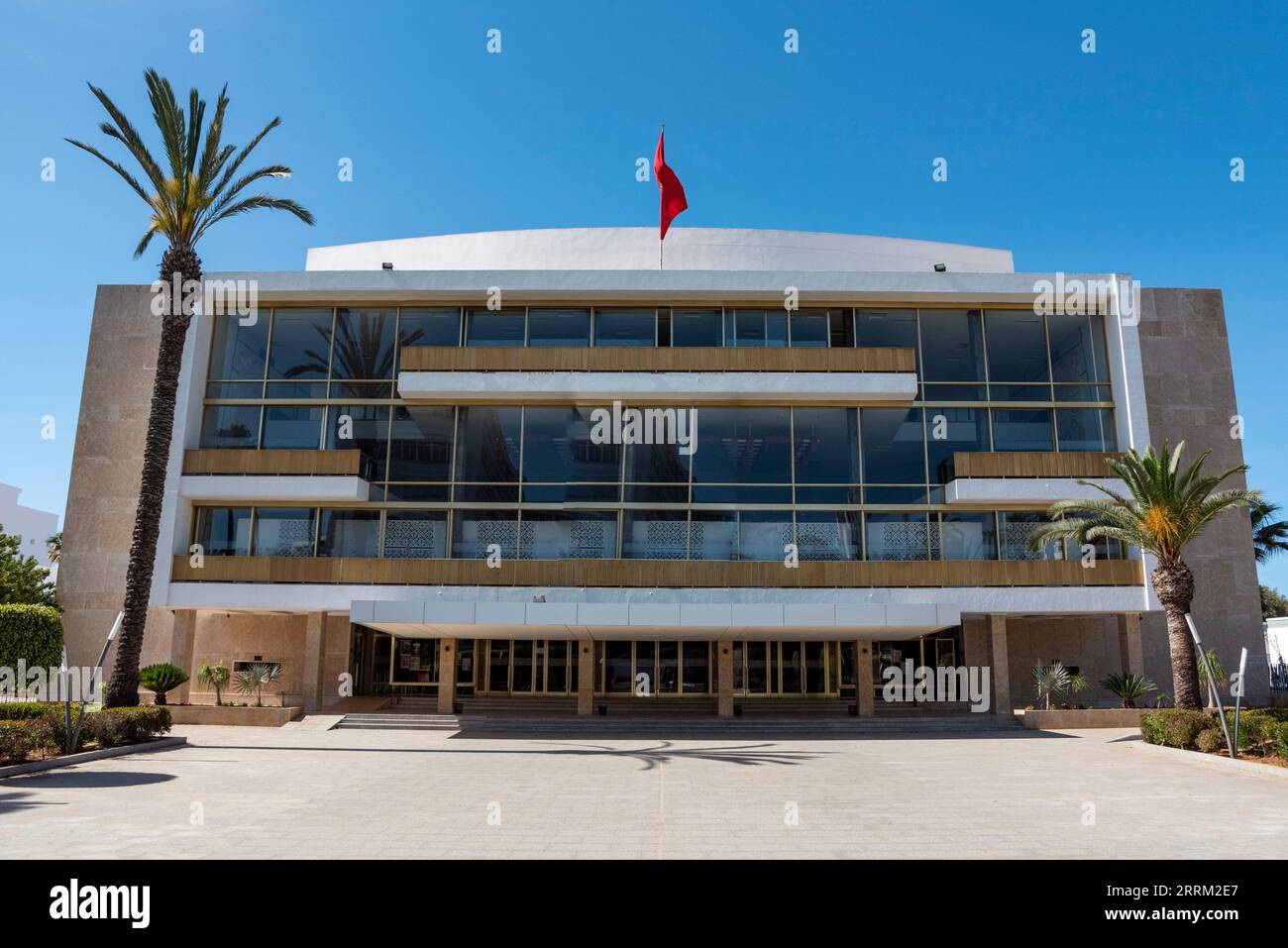 The National Theater Mohammed V in downtown Rabat, Morocco Stock Photo ...