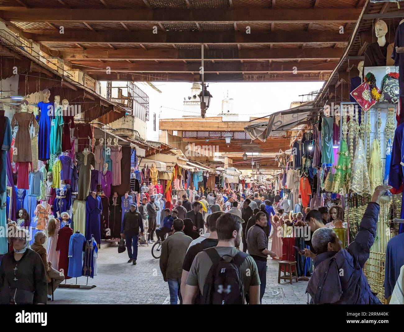 Crowded street in morocco hi-res stock photography and images - Alamy