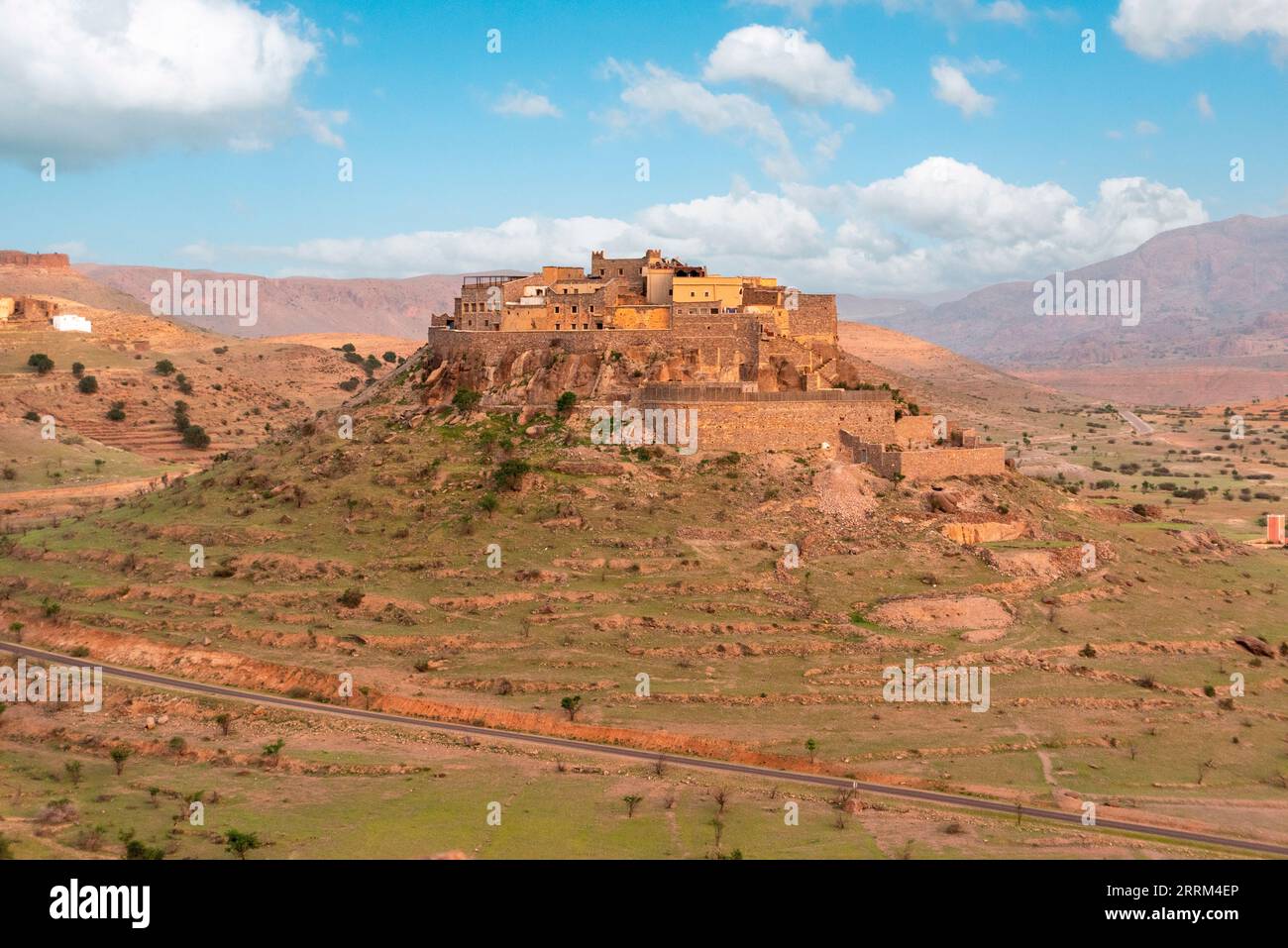 Historic Tizourgane village in the Anti-Atlas mountains, South Morocco ...