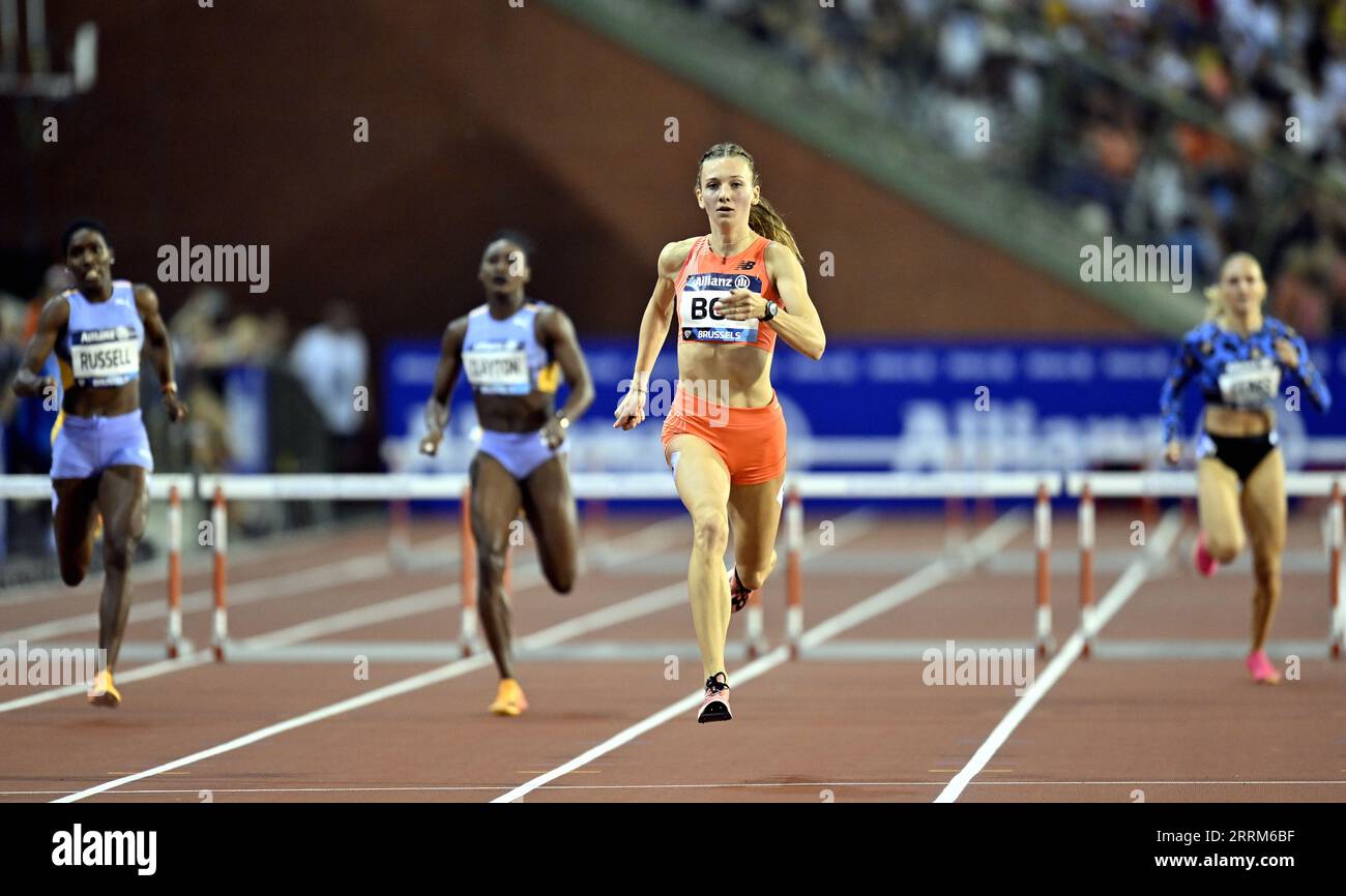 Brussels, Belgium. 08th Sep, 2023. Dutch Femke Bol pictured in action ...