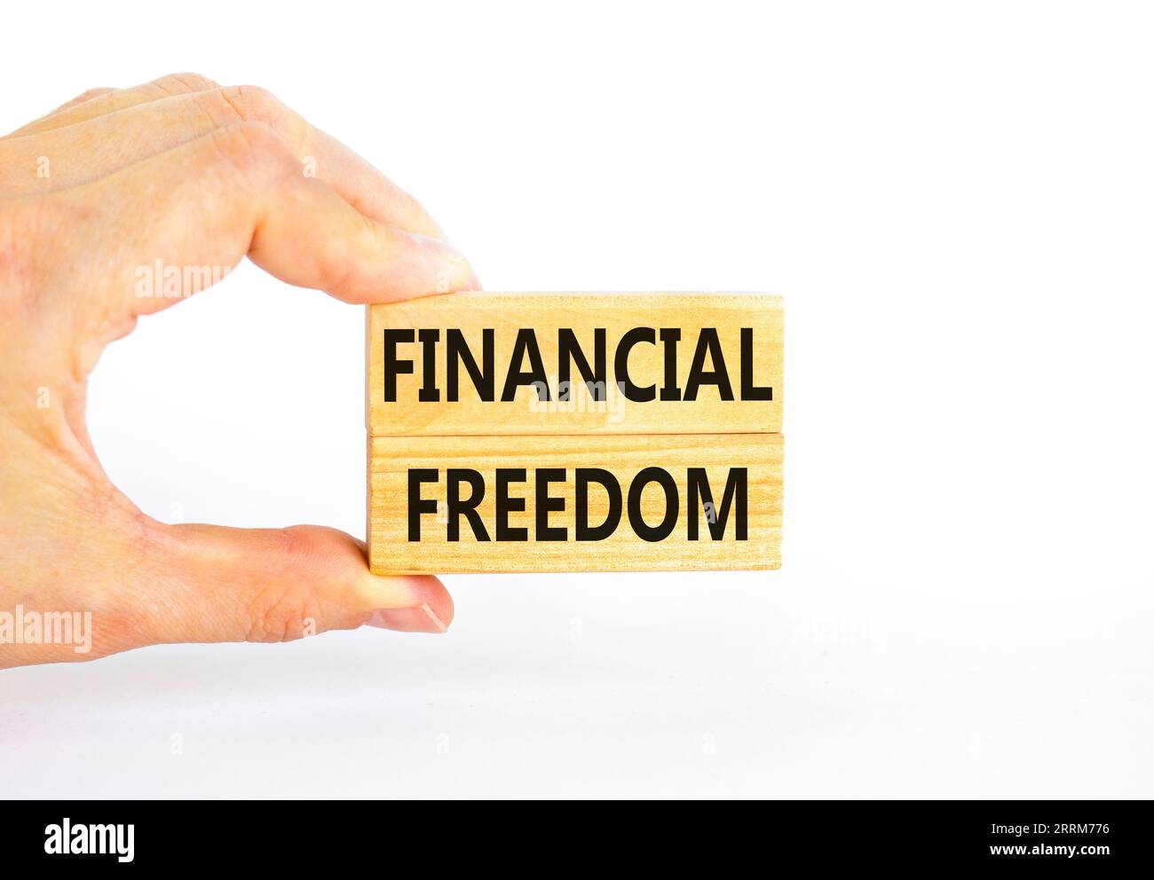 Financial freedom symbol. Concept words Financial freedom on beautiful ...