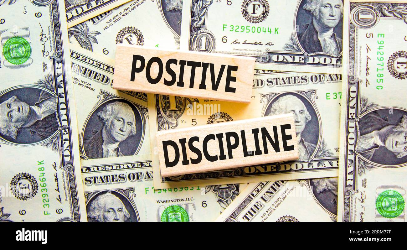 Positive discipline symbol. Concept words Positive discipline on ...
