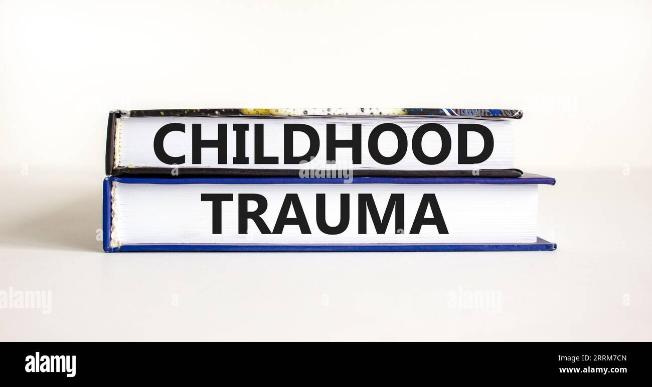Childhood trauma symbol. Concept words Childhood trauma on beautiful ...