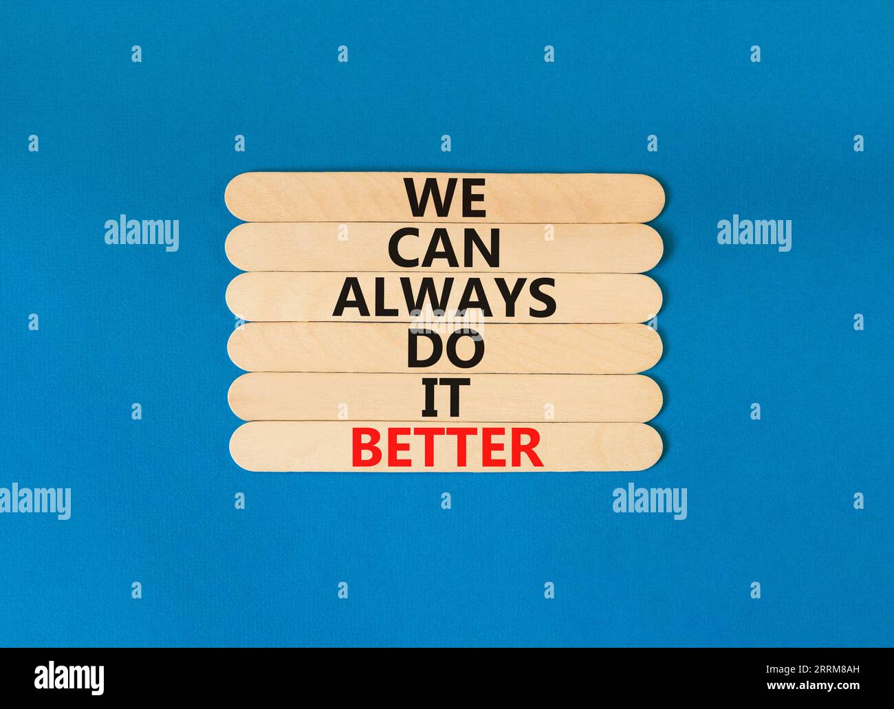 We make it better symbol. Concept words We can always do it better on ...