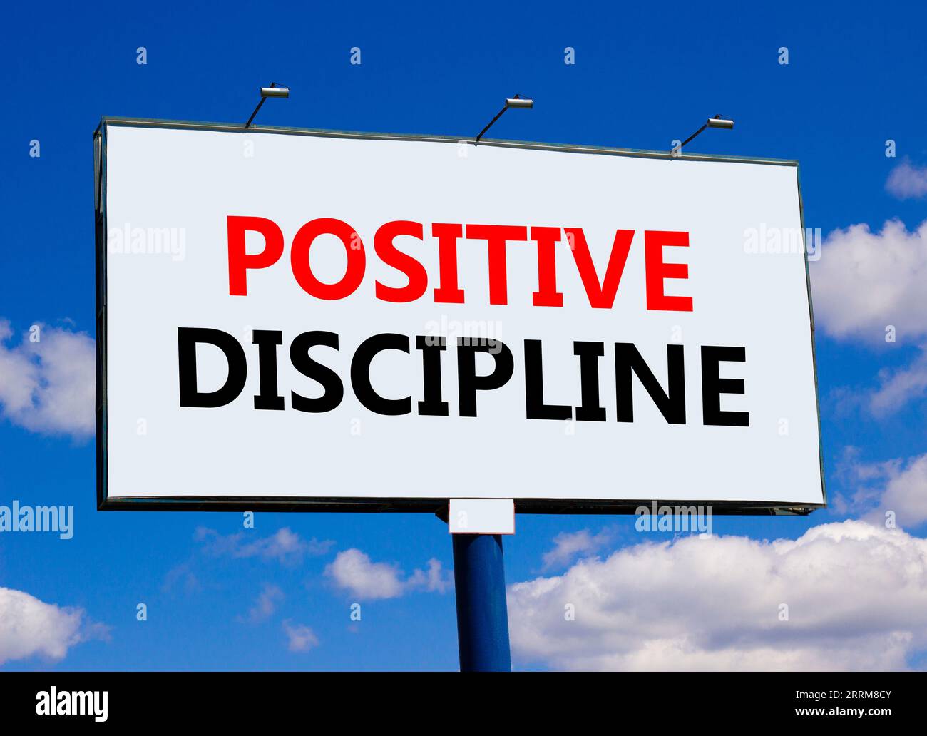 Positive discipline symbol. Concept words Positive discipline on ...