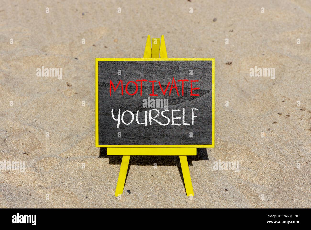 Motivate yourself symbol. Concept words Motivate yourself on beautiful ...