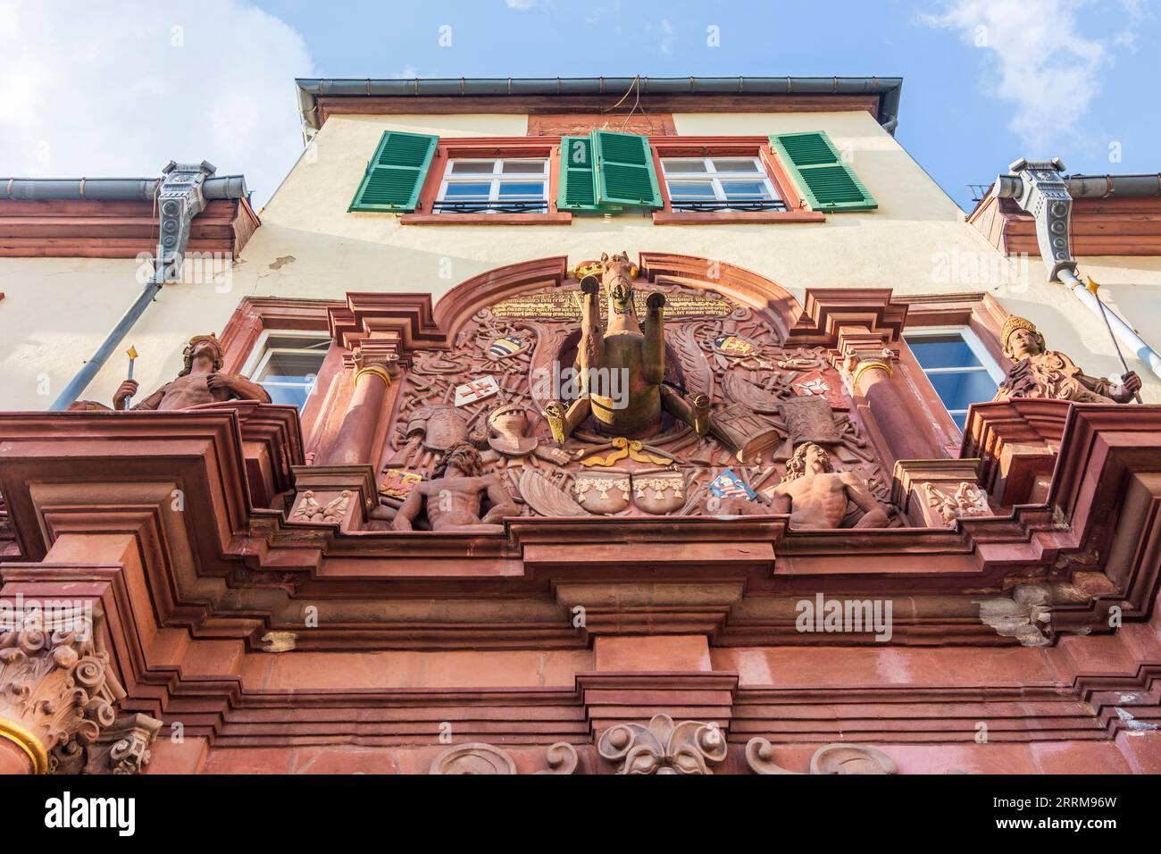 Bad Homburg vor der Höhe, Schloss Bad Homburg Castle, Upper gate with ...