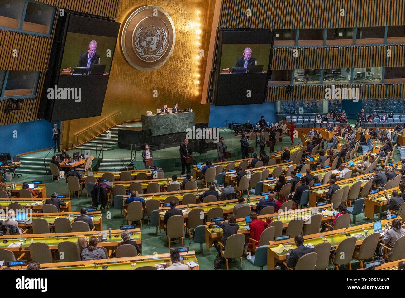 221011 -- UNITED NATIONS, Oct. 11, 2022 -- Photo taken on Oct. 11, 2022 ...