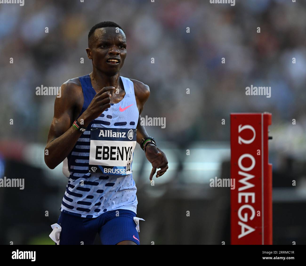 BRUSSELS - Daniel Simiu Ebenyo during the 10000 meters of the Allianz ...