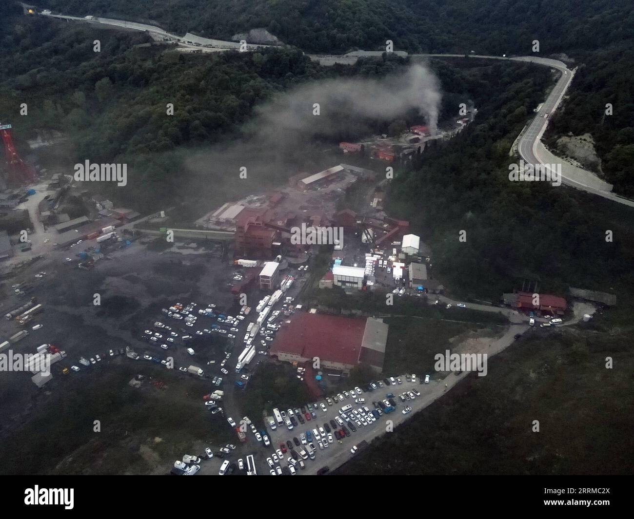 221015 -- ANKARA, Oct. 15, 2022 -- Aerial photo taken on Oct. 15, 2022 ...