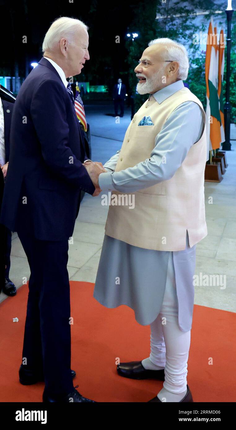 New Delhi, India. 08th Sep, 2023. Indian Prime Minister Narendra Modi ...