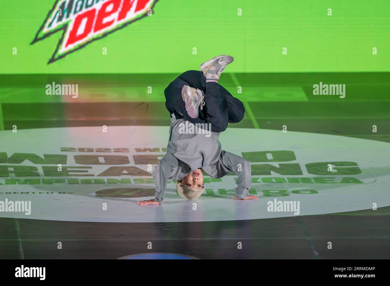 221022 -- SEOUL, Oct. 22, 2022 -- Team Japan s B-girl Ayumi competes ...