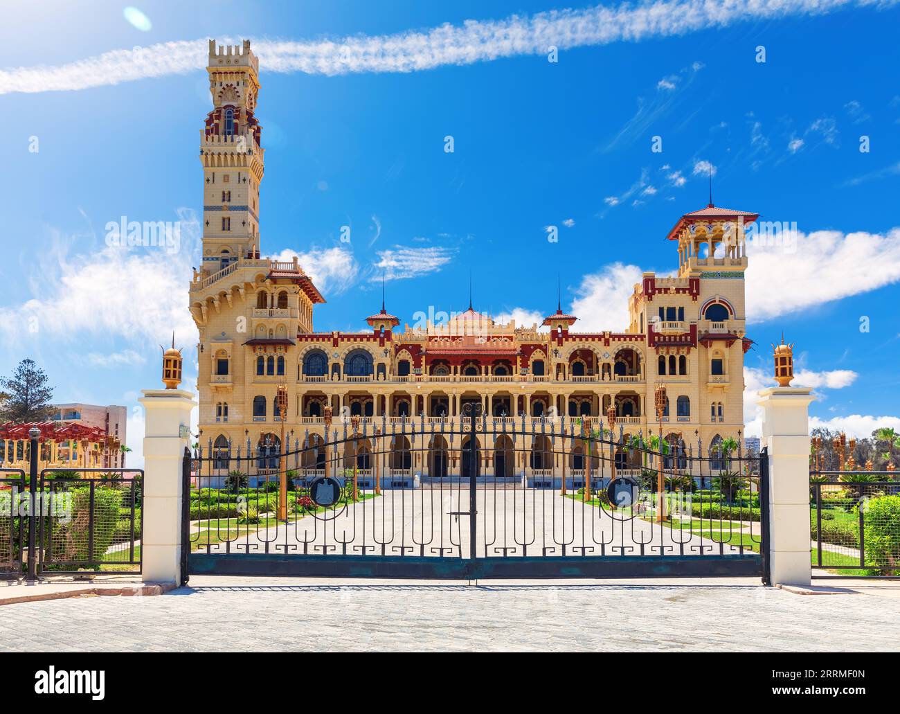 Montaza Palace entrance, beautiful royal architecture of Alexandria ...