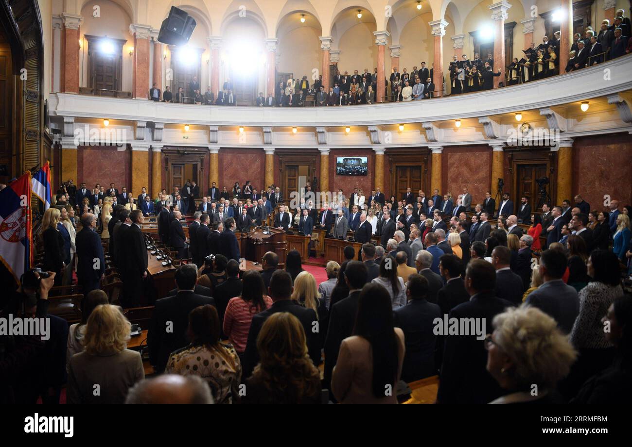 The serbian government building hi-res stock photography and images - Alamy