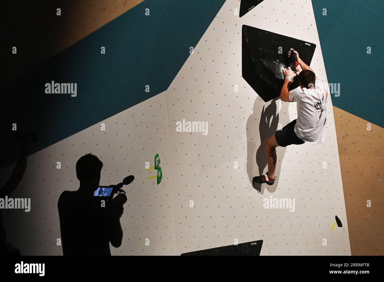 Ostrava, Czech Republic. 08th Sep, 2023. British climber Pete Whittaker ...