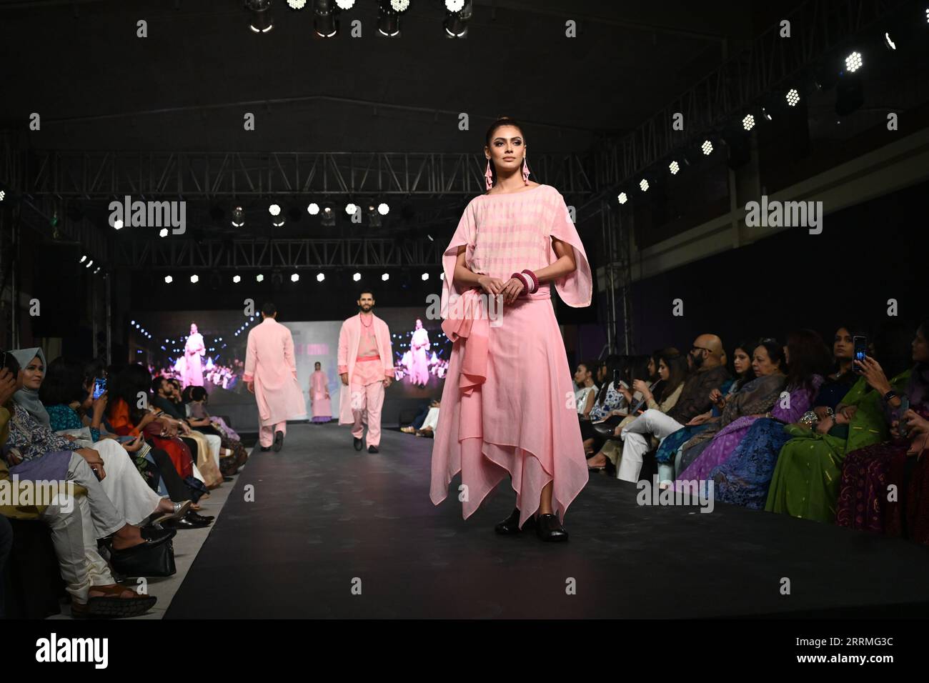 Dhaka, Bangladesh. 08th Sep, 2023. Models display creations by ...