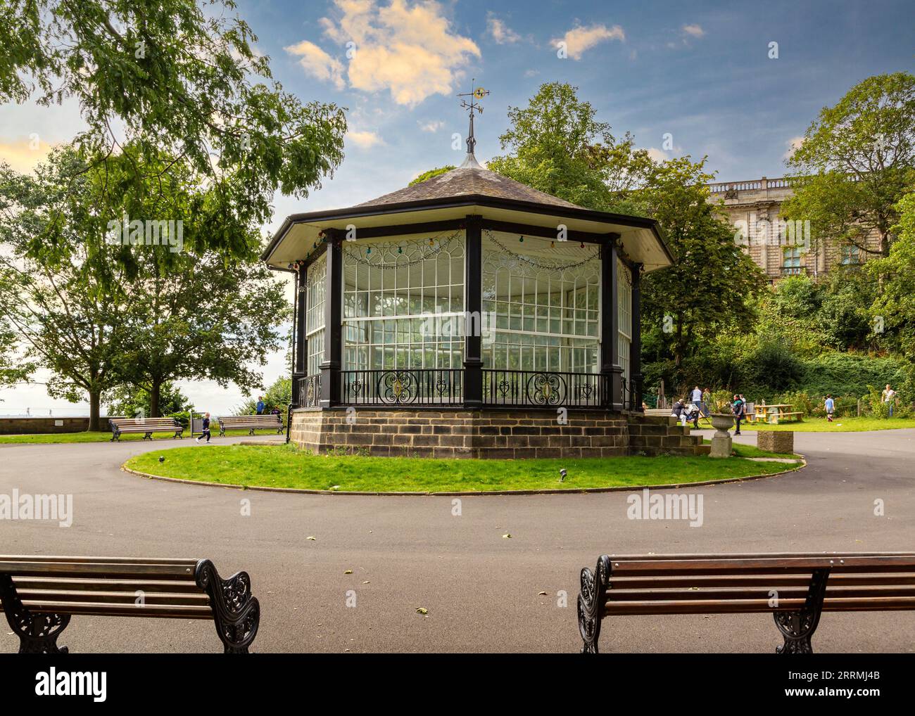 Bandstand in the grounds of Nottingham Castle, UK Stock Photo - Alamy