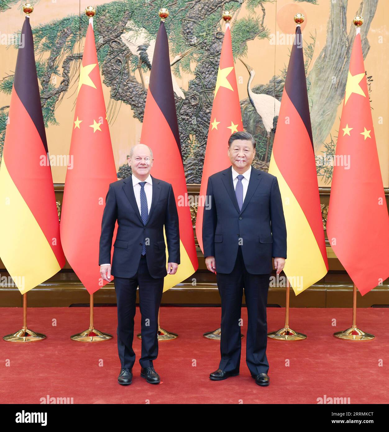 221104 -- BEIJING, Nov. 4, 2022 -- Chinese President Xi Jinping meets ...