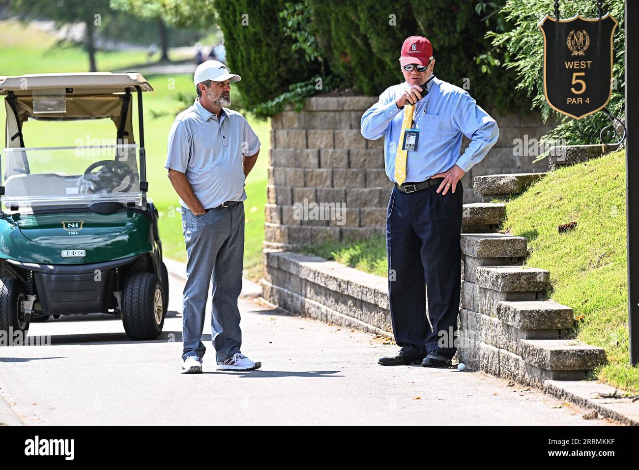 September 08, 2023: Robert Damron of the United States waits for the ...
