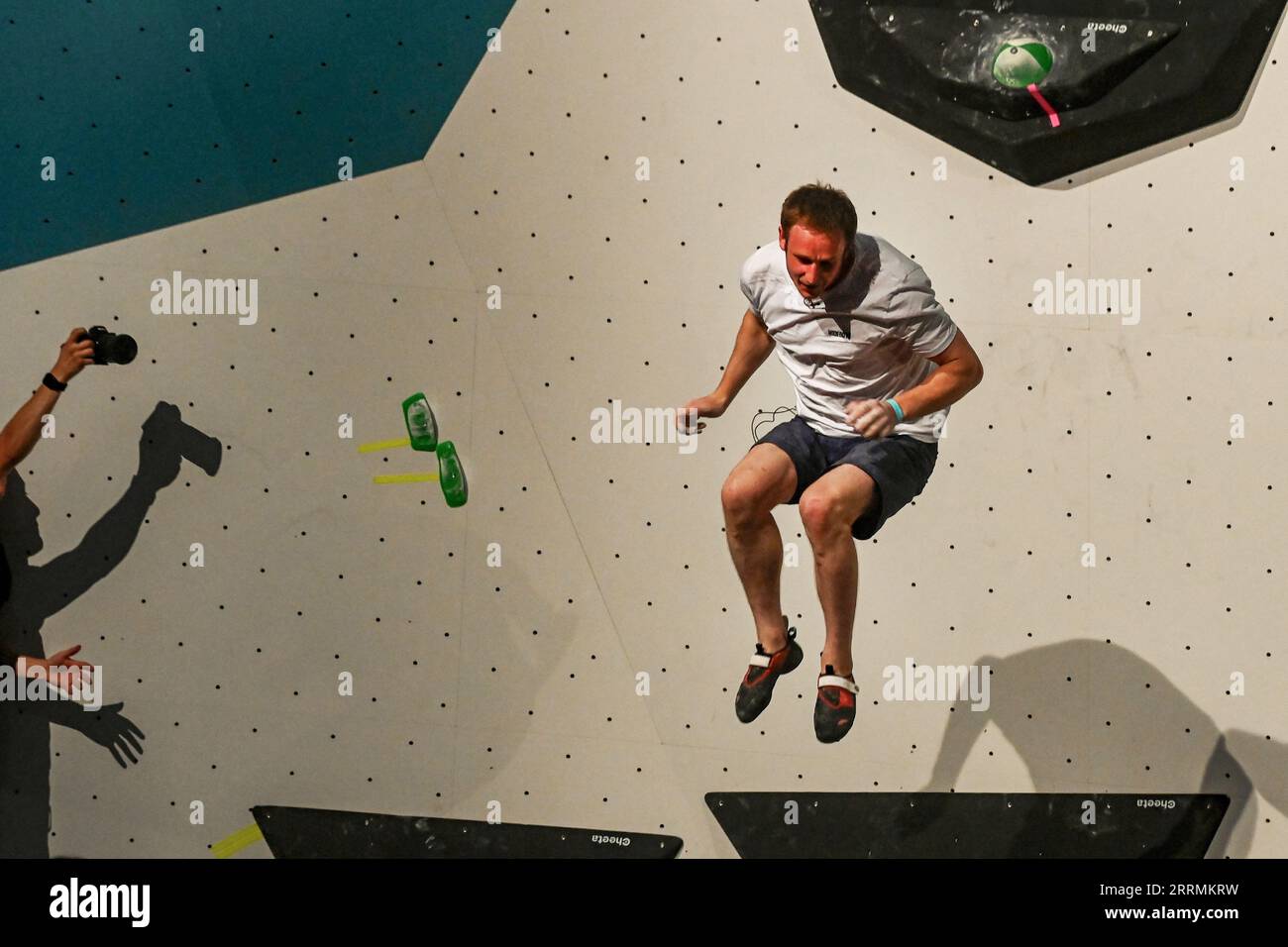 Ostrava, Czech Republic. 08th Sep, 2023. British climber Pete Whittaker ...