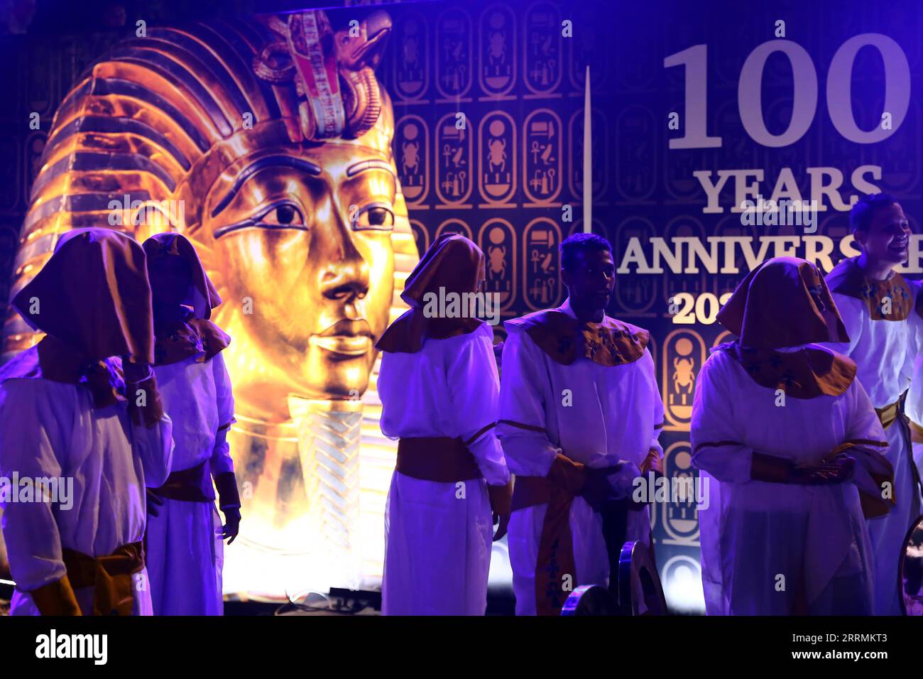 221104 -- LUXOR EGYPT, Nov. 4, 2022 -- People attend a ceremony to mark ...