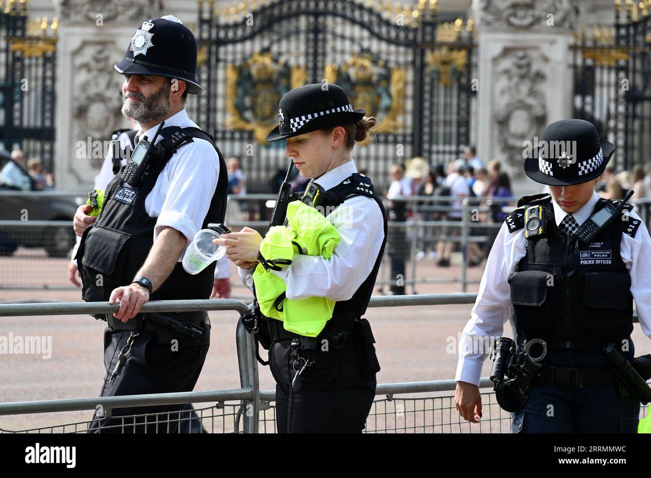 Metropolitan Police Officers, Buckingham Palace, London, UK Stock Photo ...