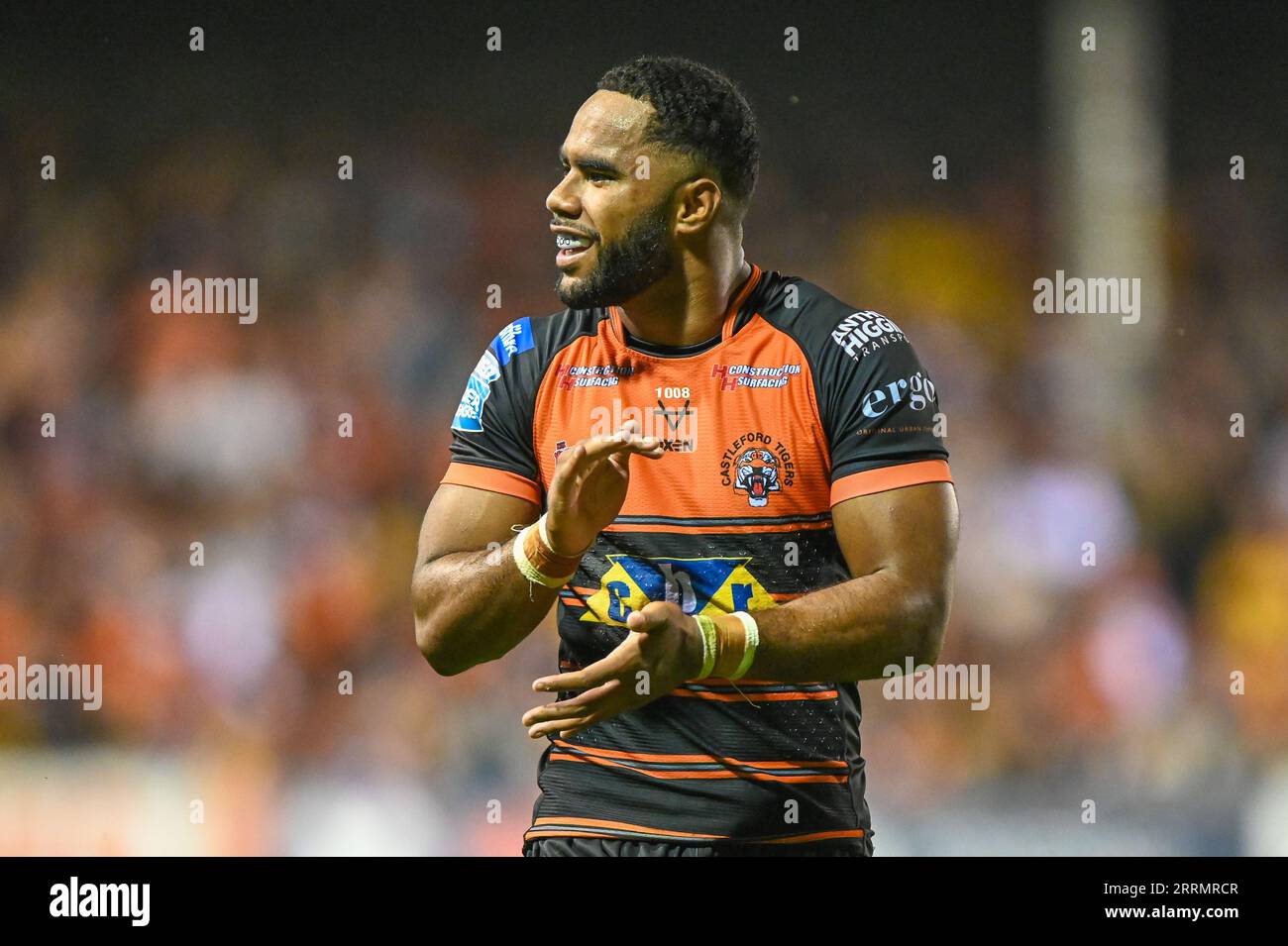 Jason Qareqare #31 of Castleford Tigers during the Betfred Super League ...