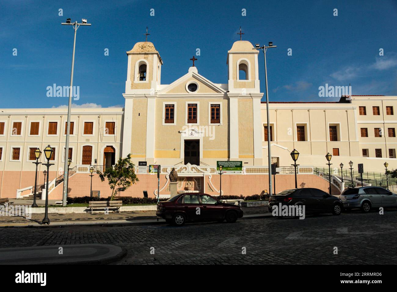 Facade of the church of Our Lady of Carmo, in the historic center of ...
