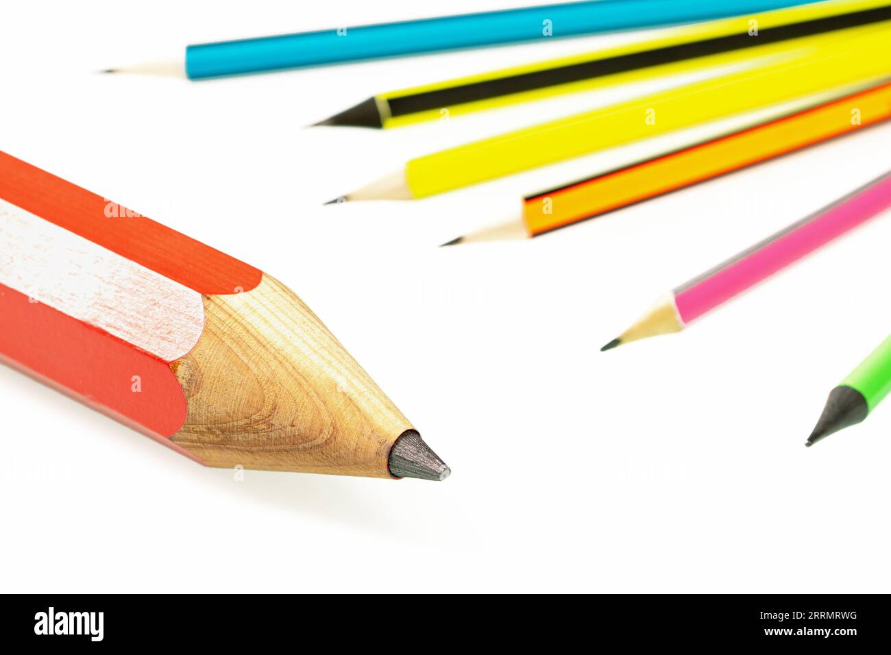 Group colored pencils hi-res stock photography and images - Alamy