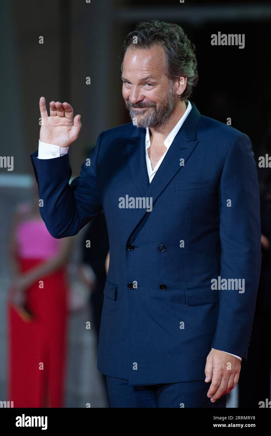 Venice, Italy. 08th Sep, 2023. Peter Sarsgaard attending the Memory ...