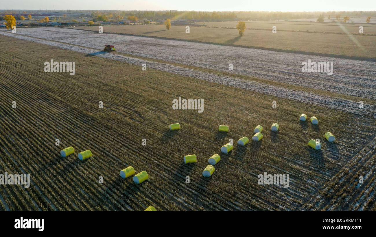 221113 -- XAYAR, Nov. 13, 2022 -- This aerial photo taken on Nov. 10 ...