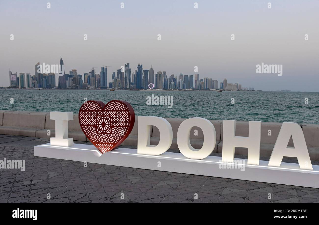 221115 -- DOHA, Nov. 15, 2022 -- This photo taken on Nov. 14, 2022 ...