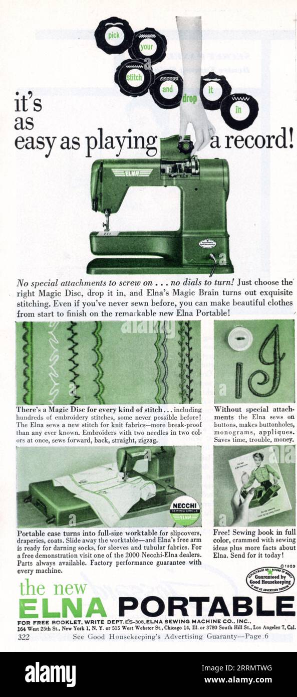 Sewing advert hi-res stock photography and images - Alamy