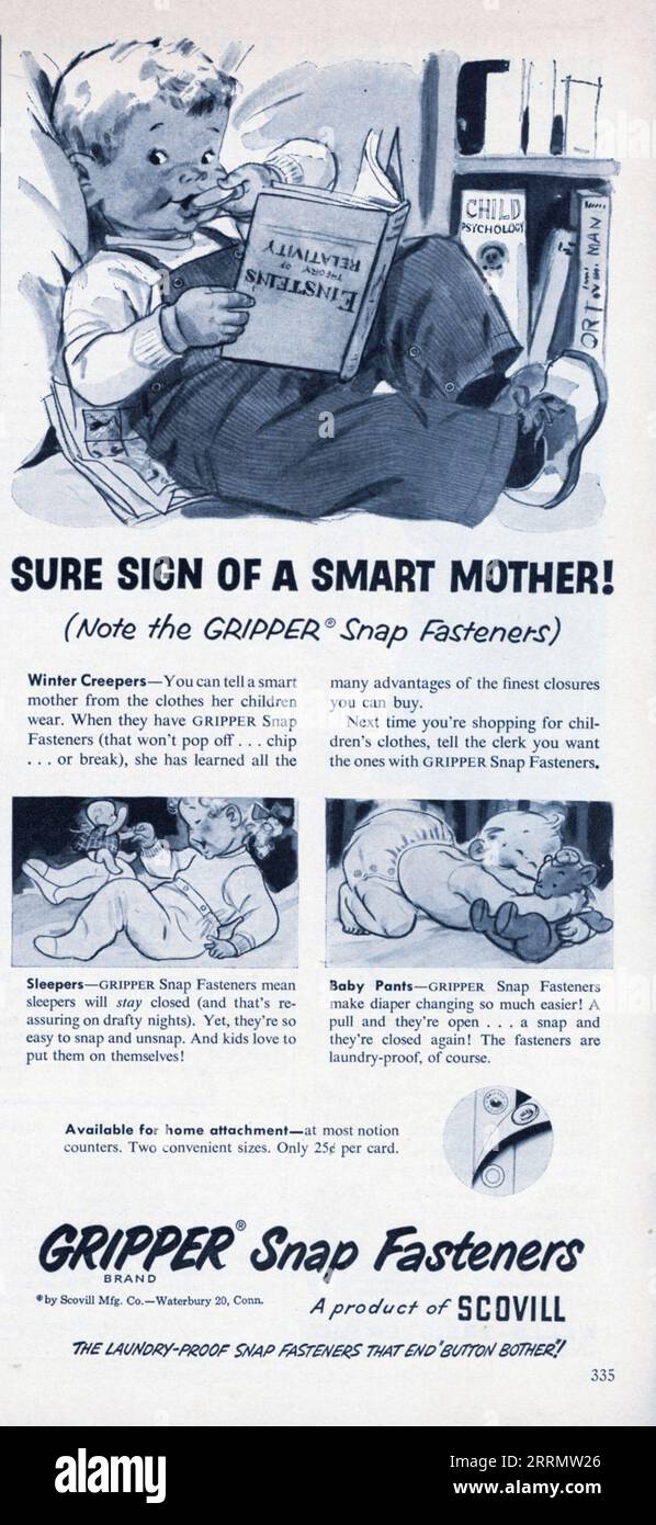 1950s diapers ad hi-res stock photography and images - Alamy