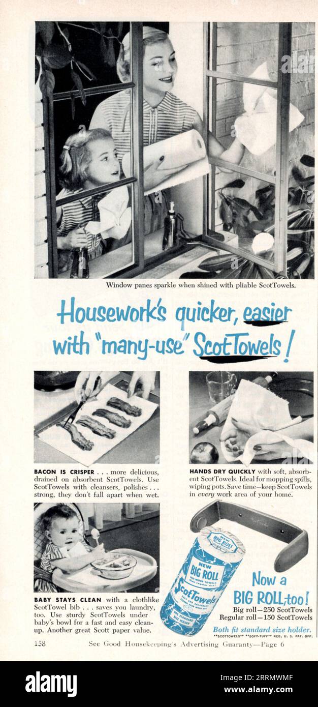 American vintage paper advert hi-res stock photography and images - Alamy