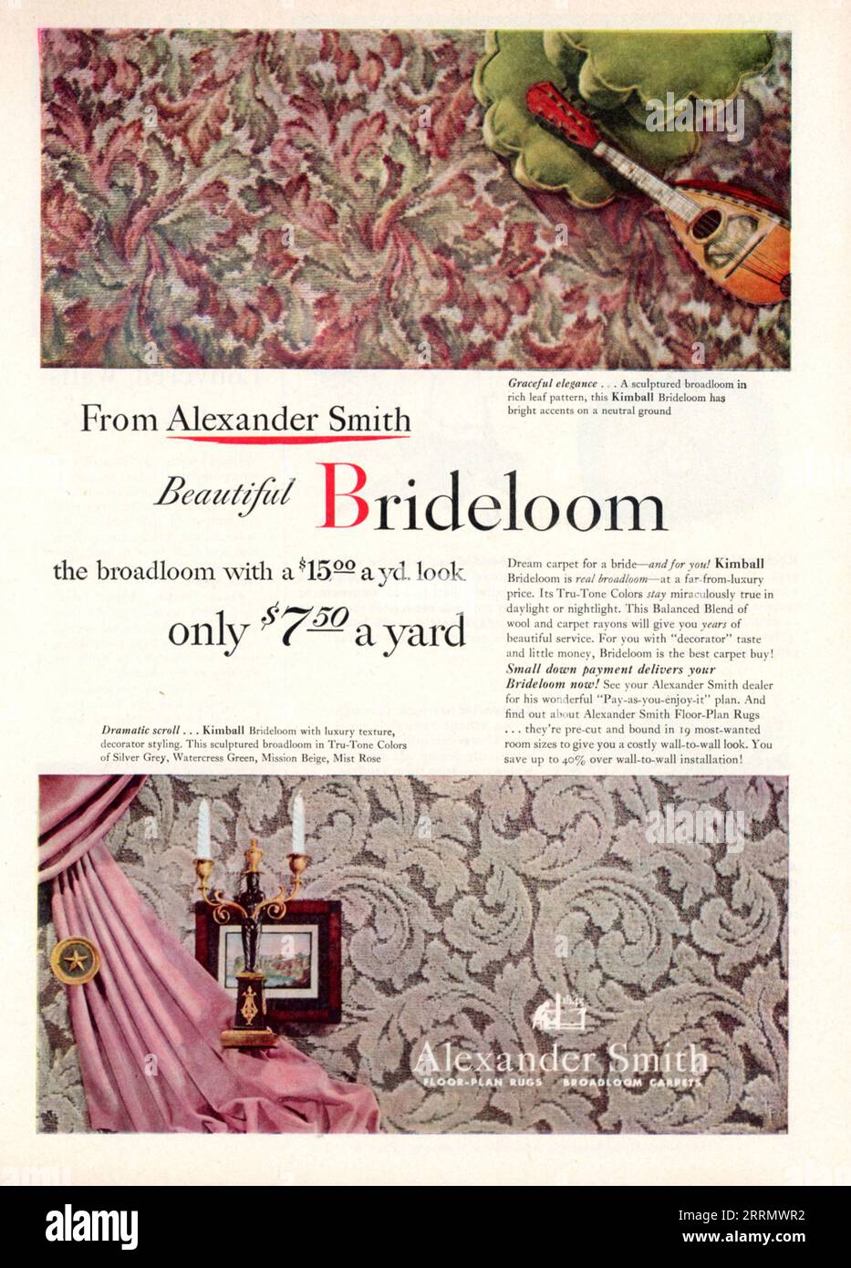 Vintage "Good Housekeeping" October 1953 issue Advert, USA Stock Photo ...