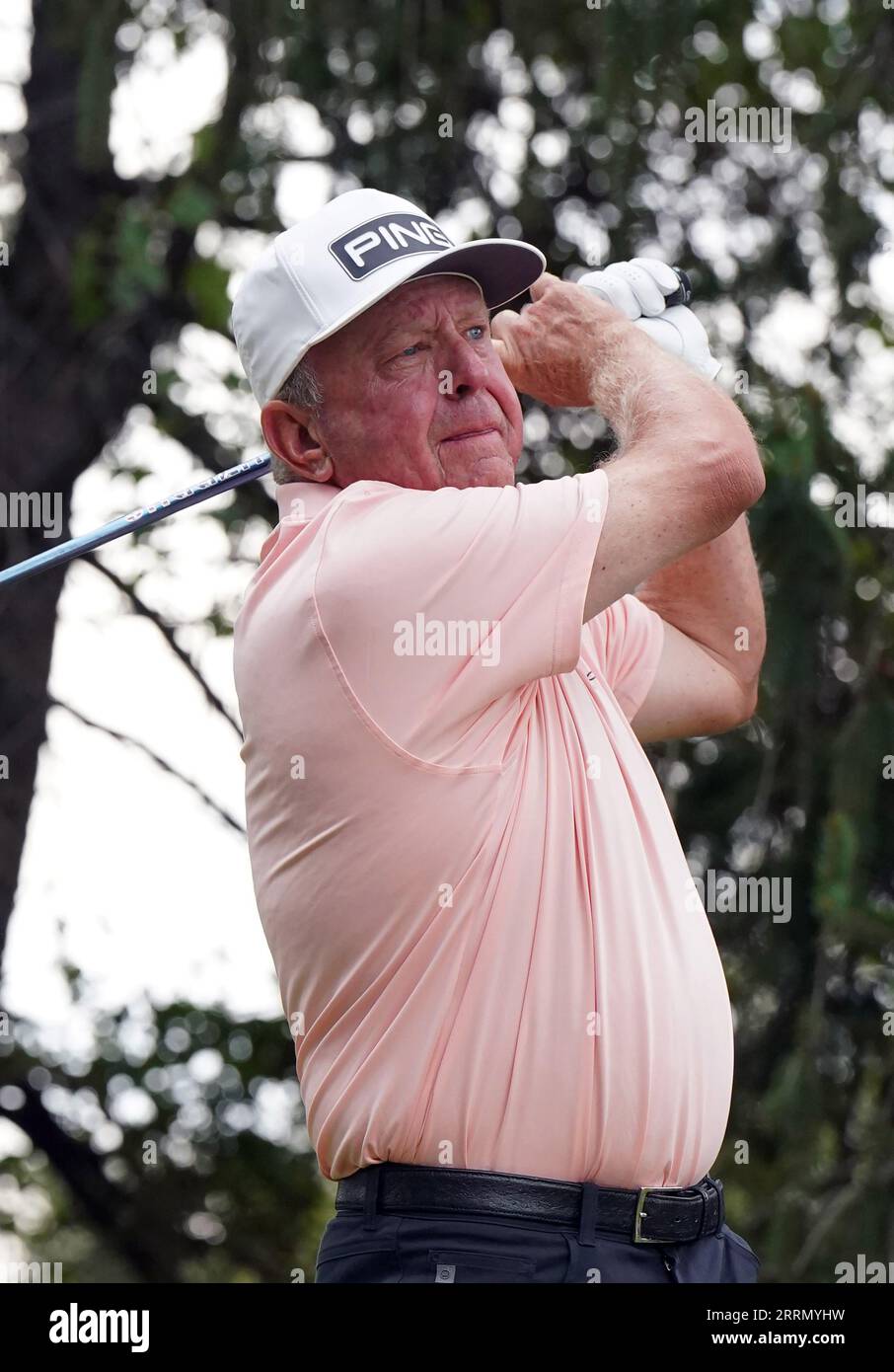 St. Louis, United States. 08th Sep, 2023. Golfer Billy Mayfair takes ...