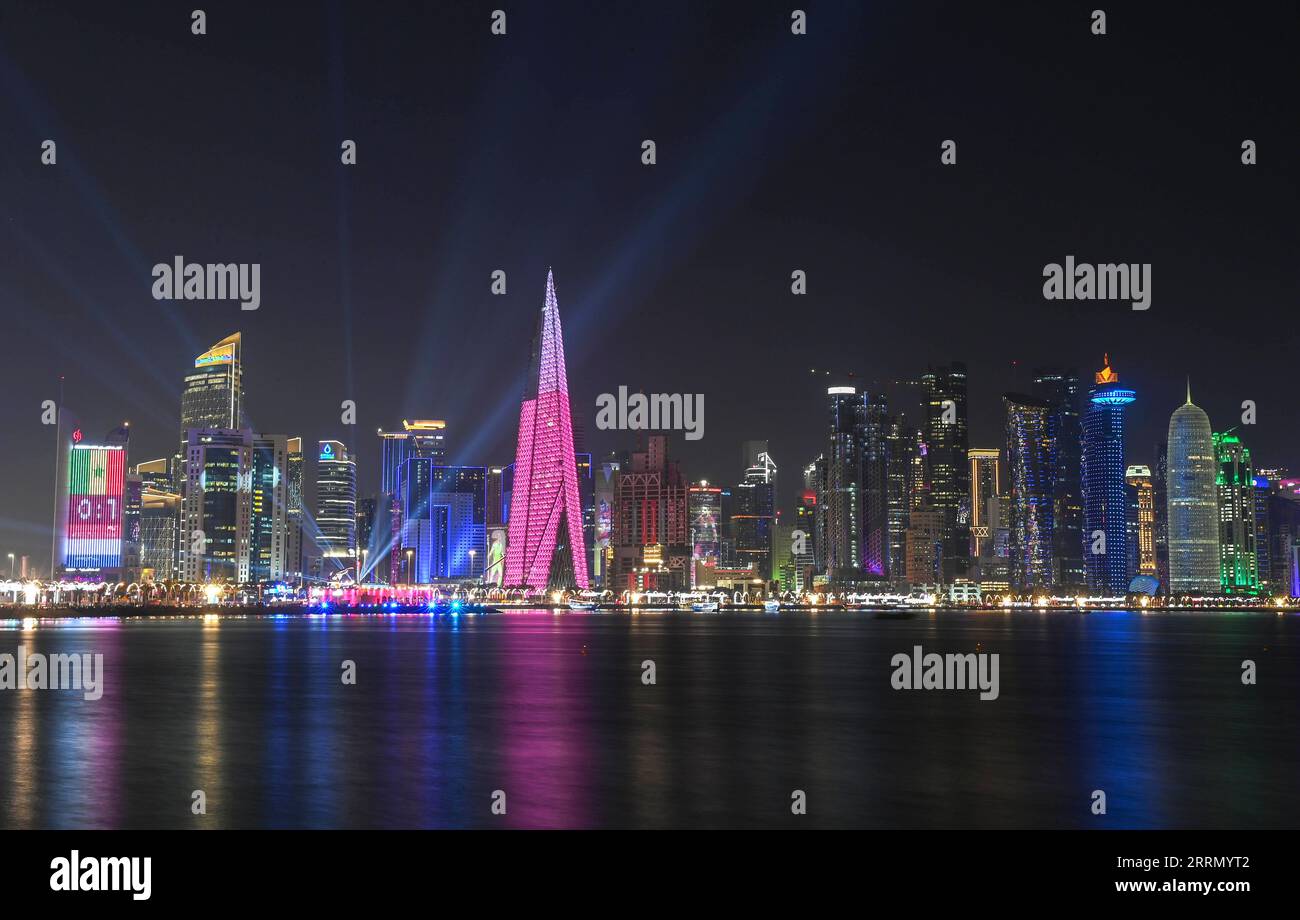 221122 -- DOHA, Nov. 22, 2022 -- This photo taken on Nov. 21, 2022 ...