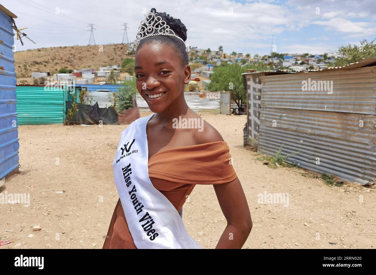 221123 -- WINDHOEK, Nov. 23, 2022 -- Charlotte Namwandi, winner of the ...