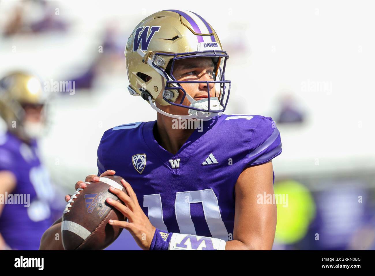 SEATTLE, WA - SEPTEMBER 02: Washington (#10) QB Austin Mack during a ...