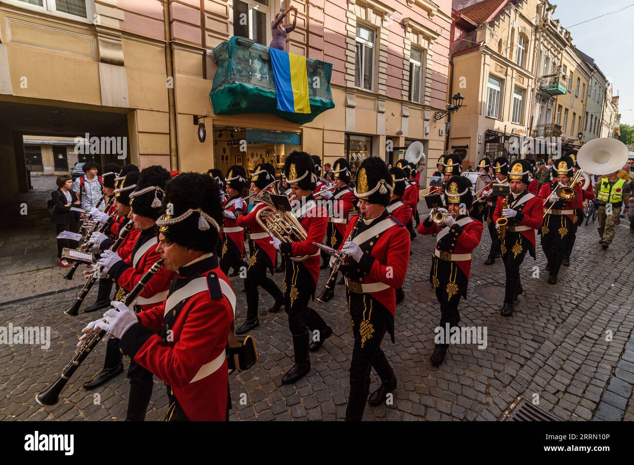 Vilnius, Lithuania. 08th Sep, 2023. Lithuanian Army Orchestra took part ...
