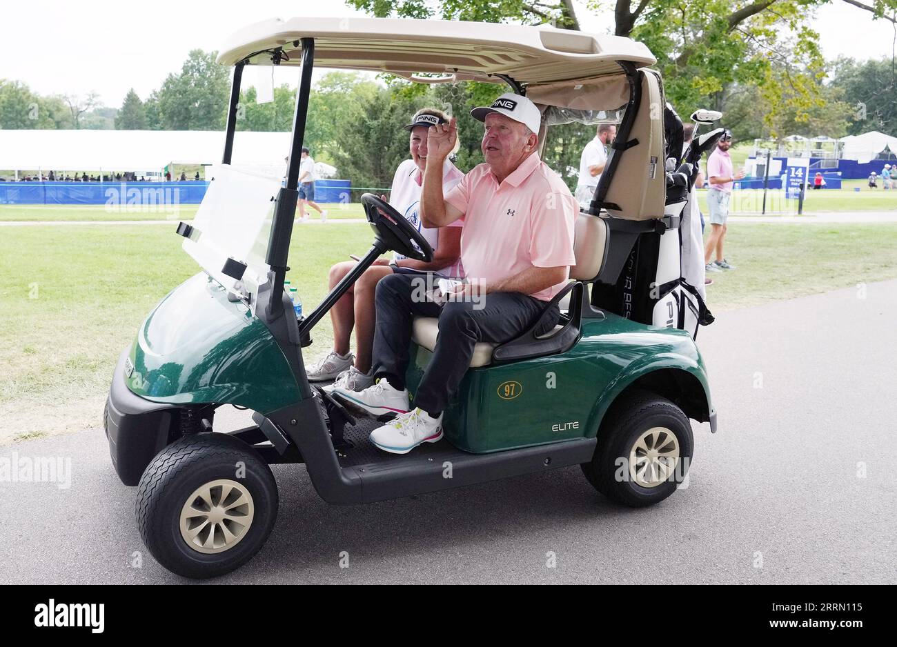 St. Louis, United States. 12th Sep, 2023. Golfer Billy Mayfair and his ...