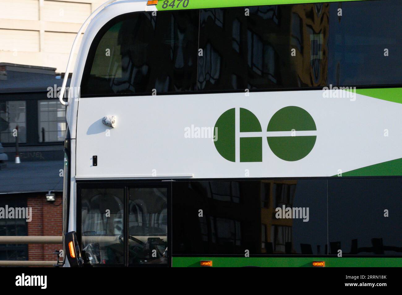 Toronto, ON, Canada – August 23, 2023: View at the Go company sign in ...