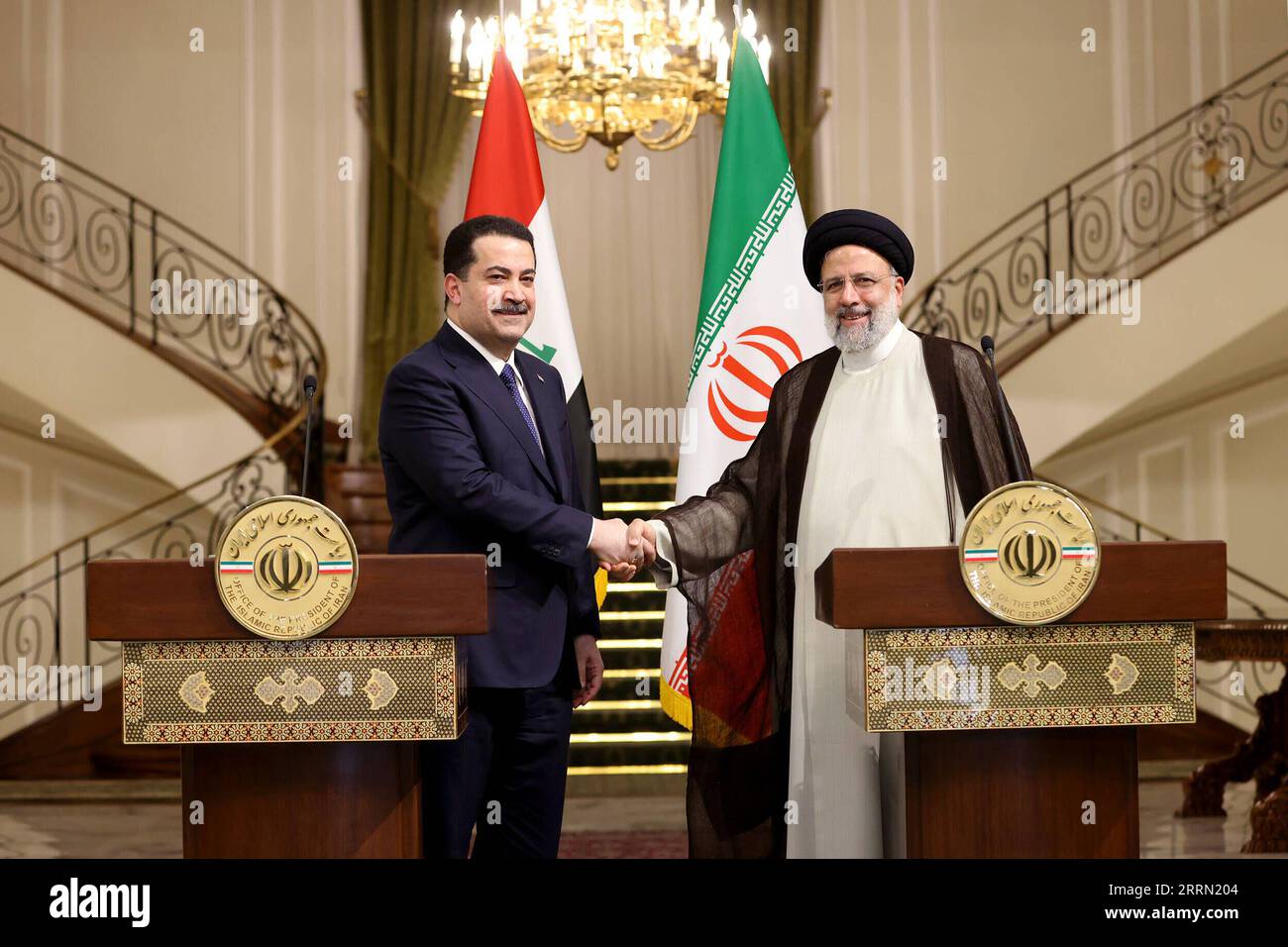 Iran tehran president iraq pm hi-res stock photography and images - Alamy